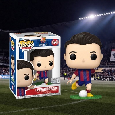 Funko巴萨足球巴塞罗那莱万Lewandowski西甲欧冠世界杯波兰潮玩
