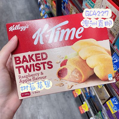 M家澳洲Kelloggs KTime Baked Twist家乐氏果酱夹心麻花扭扭