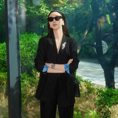 日本小千谷缩黑色超轻薄显瘦西装