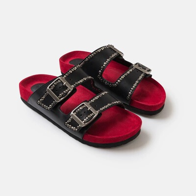 官方授权 ICEDUST棕色软底勃肯鞋 2026SS春夏新品拖鞋NO退NO换