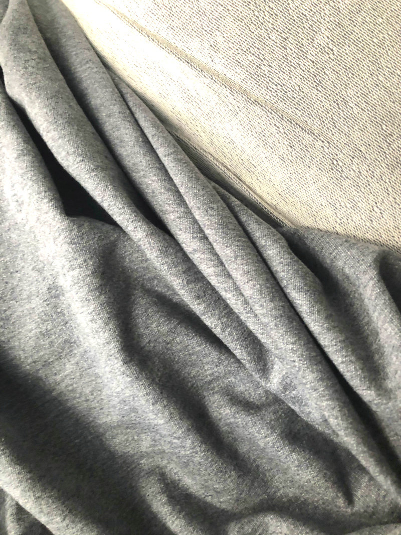 纯棉卫衣布料 弹力加厚毛圈面料 运动休闲针织服装面料