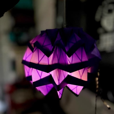 户外露营松果灯罩pac材质防水可折叠十周年松果灯罩好收纳平替