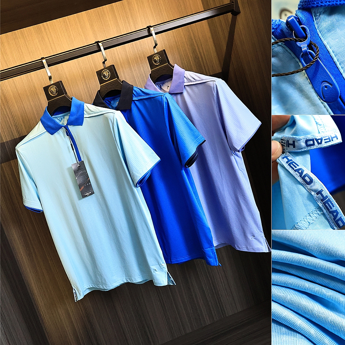 高尔夫179美刀/高弹丝光面料!春夏男士撞色功能性速干短袖POLO衫