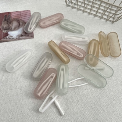 像鱼隐形眼镜盒莫兰迪复古