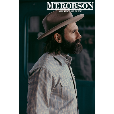 【30s老式提花】MTROBSON 重磅厚实提花刺绣长袖 西部工装衬衫