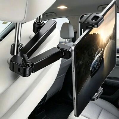 Car Headrest Tablet Holder Mount Stand, Compatible with