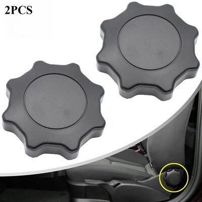 2pcs Car Front Seat Adjustment Knob Handwheel Seat Adjuster