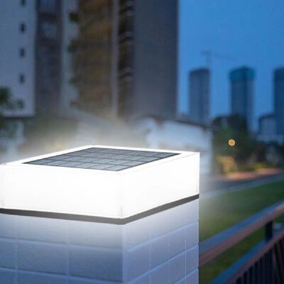 Solar Pillar Light LED Waterproof Terrace Lamp Outdoor