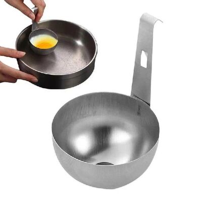 1Pc Stainless Steel Egg Cooker Poached Egg Maker Egg