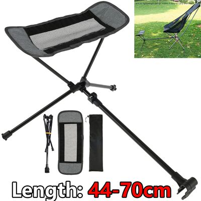 Camping Chair Foot Rest Ottoman Folding Attachable Leg Rest