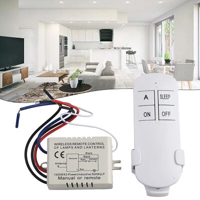 1PCS 1CH ON/OFF 220 V Remote Switch Light Wireless Wall