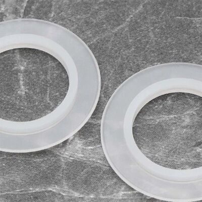 White 38mm Silicone Seals O-Ring Gaskets For Spring Out