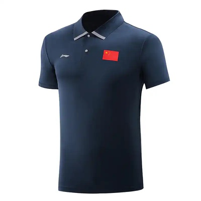 李宁国家队赞助款POLO翻领文化衫