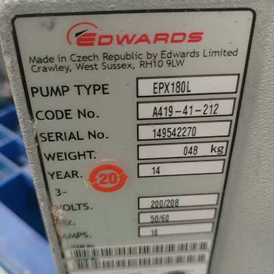 EDWARDS EPX180L高真空干泵，捷克原装，型号A4议价
