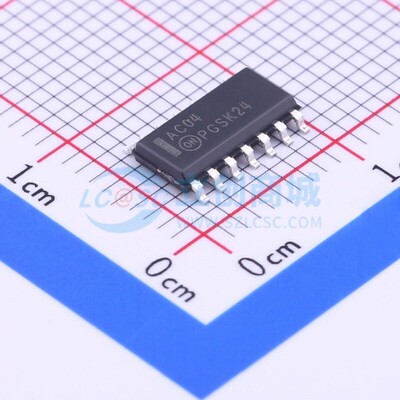反相器 74AC04SCX SOIC-14 onsemi(安森美) 电子元件配单原装正品