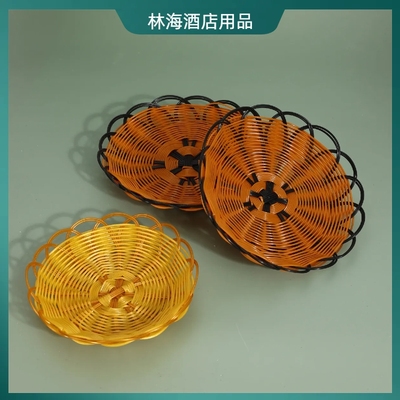 点心篮爆米花印度飞饼篮仿藤篮