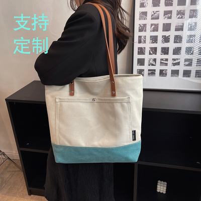 ings文艺风广告女现货百搭大容量瑜伽斜挎包DIY单肩包青年