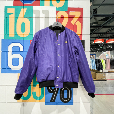 ADIDAS阿迪达斯男装2025新年款双面穿保暖篮球夹克运动棉服JM5670