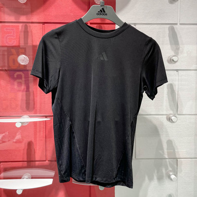 ADIDAS阿迪达斯男子2025夏季新款运动训练速干透气短袖T恤 JZ6281