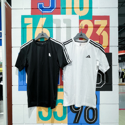 ADIDAS阿迪达斯男装2025夏新款速干健身运动短袖T恤IB8150 IB8151
