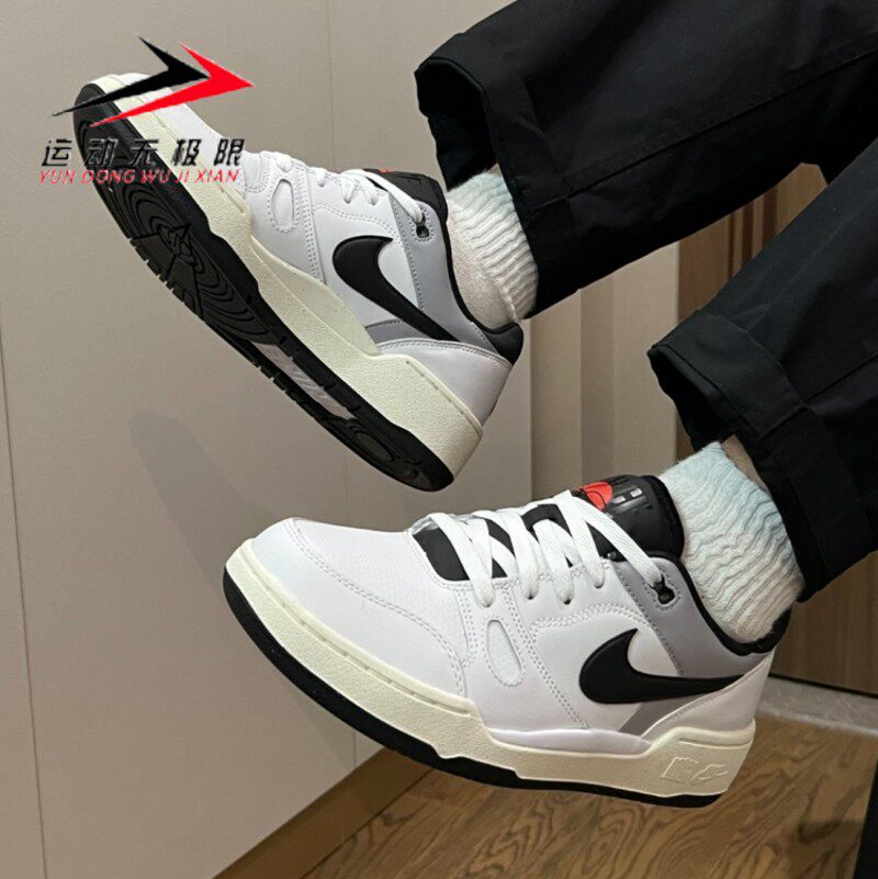 NIKE耐克男鞋FULL FORCE LO休闲时尚低帮板鞋2023冬季FB1362-101_虎窝淘