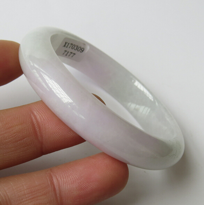 天然缅甸紫罗兰内径翡翠手镯