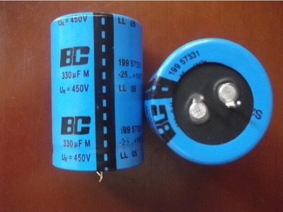 全新进口450V330UF 400V 35X50 LL系列 BC电容威世硬脚电容专卖店