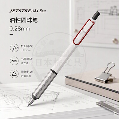 uni三菱JETSTREAM中油圆珠笔