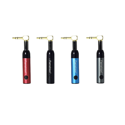 车载蓝牙接收器免提AUX蓝牙棒5.0音响箱耳机汽车适配3.5直角弯头