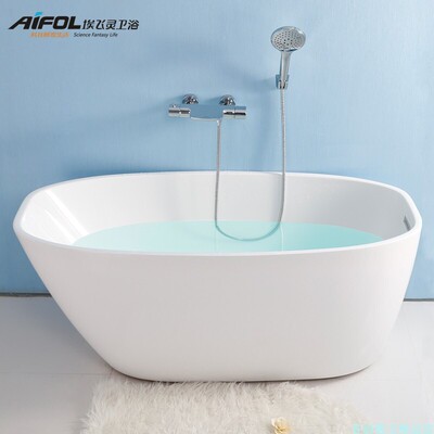 埃飞灵独立式彩色亚克力浴缸