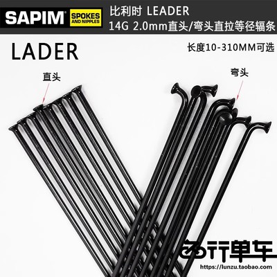 sapim比利时等径圆头直拉辐条