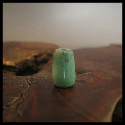 天然绿松石手工佛头12X7X6MM1g_A1935