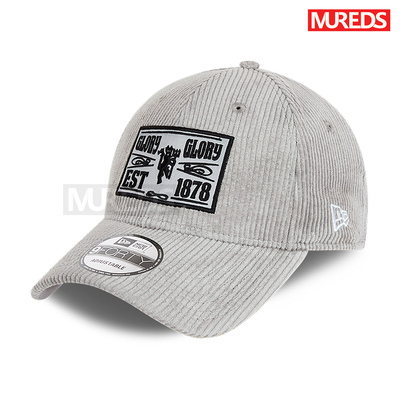 曼联正品New Era可调节棒球帽9FORTY红魔鬼1878灰色英国代购现货