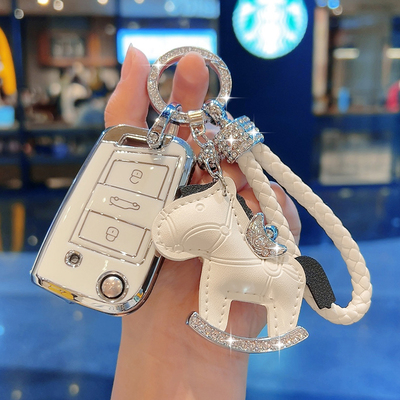 适用于大众钥匙套速腾宝来polo途观L迈腾帕萨特高尔夫7探岳朗逸扣