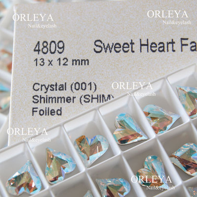 华子001SHIM美甲爱心钻首饰百搭