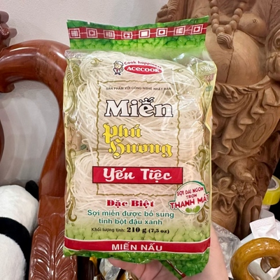 MIEN越南绿豆粉丝煲210克 粉丝煲 Acecook米粉丝 方便速食汤檬粉