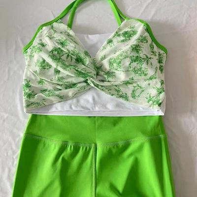 aerobics underwear fitness bra sports pad chest suspenders