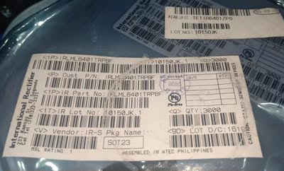IRLML6401TRPBF原装进口房间现货 ，价格私聊