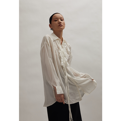 维多利亚古典真丝衬衫