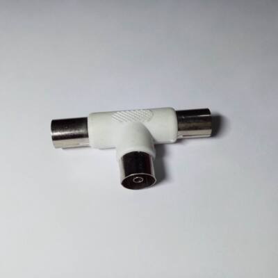 转接头1分有线三通电视连接头