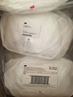 S-605面罩罩布3MS-655替换用罩布