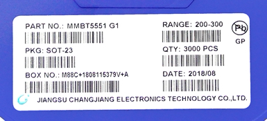 原装cj长电MMBT5401/5551