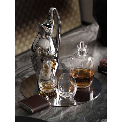 样板间茶几组合摆件桌面酒具托盘