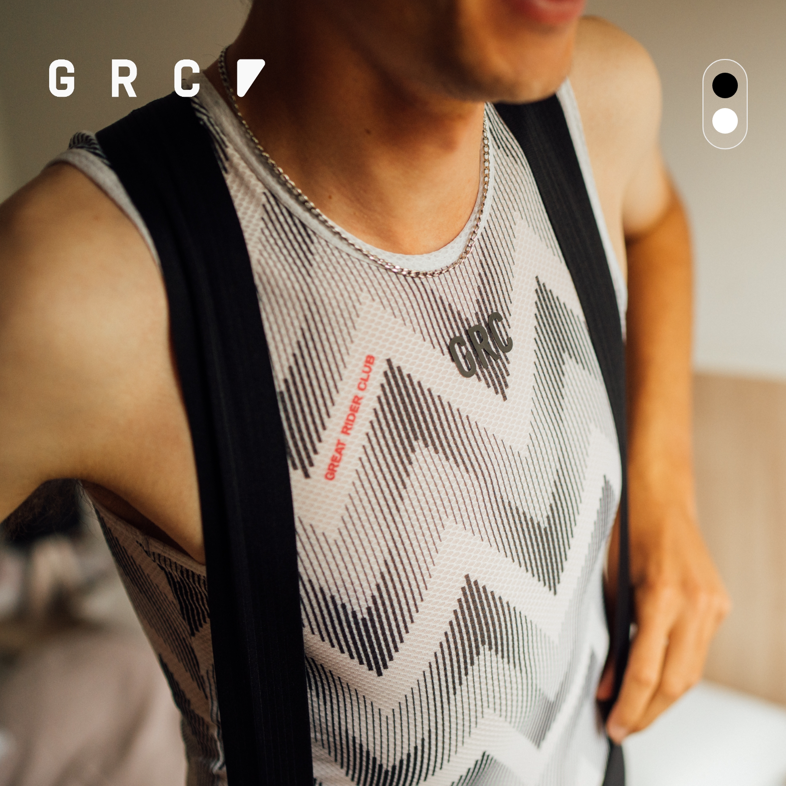 GRC TECH 公路车速干打底衫背心排汗衫男修身夏季骑行内搭透气