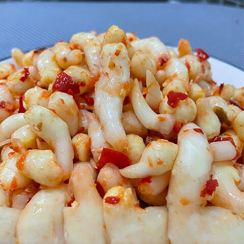 生姜腌制食用农家自制酸辣生姜即食湖南酸辣剁椒嫩姜芽灌装下饭菜