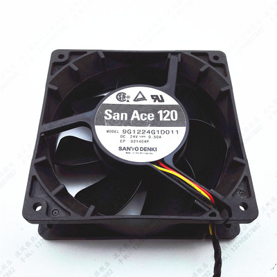 三洋12038 9G1224G1D011 24V 0.50A 12cm发那科数控机床散热风扇