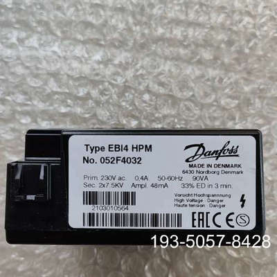 原装正品EBI4HPM点火变压器052F4032,原装DANFOSS价格详谈