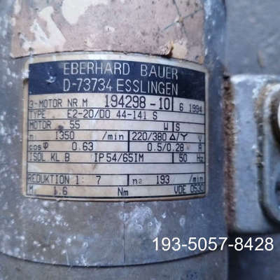 保尔 EBERHARD BAUER 减速电机，型号E2-详谈报价