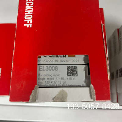 议价倍福EL3008，8路模拟量输入，单端，支持-1详谈