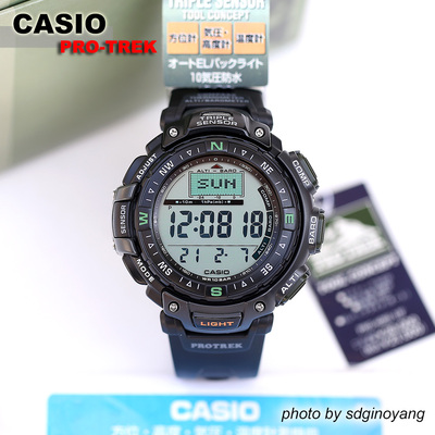 CASIO 卡西欧 PRO-TERK PRG-40SJ-1JF 经典双层液晶登山 全新结束